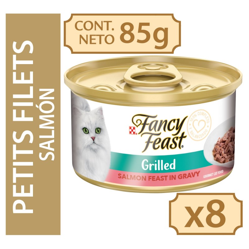 Pack Fancy Feast Filetes Salmon 8 unidades 38252 13,980.00