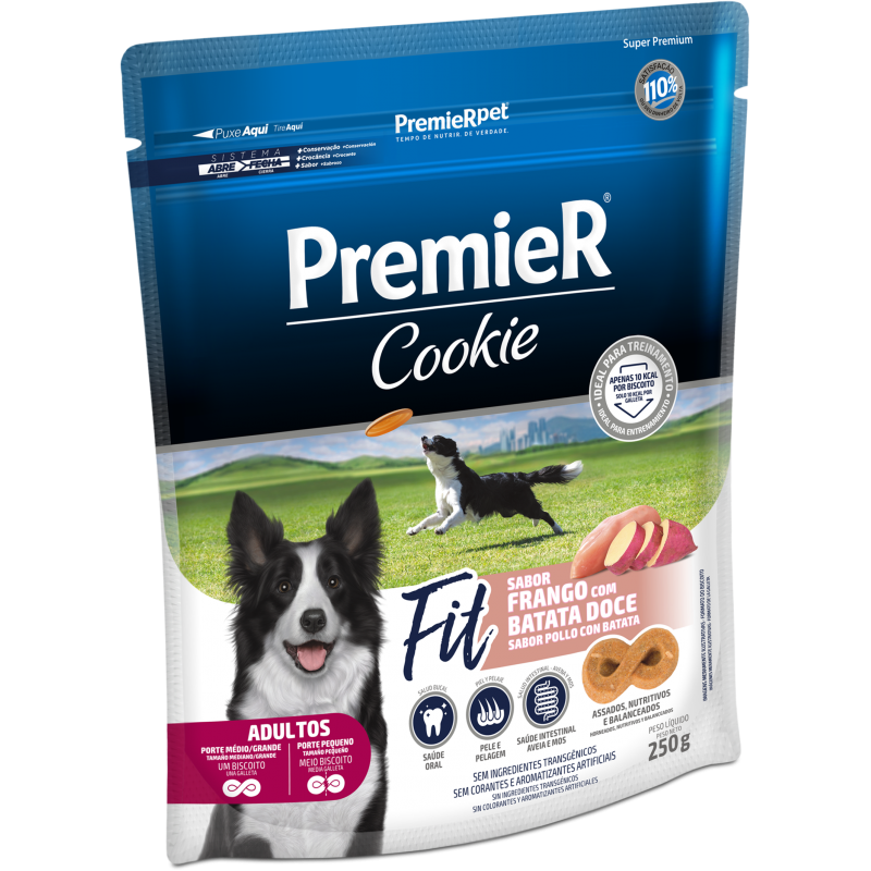 Premier Cookie Perros Adultos Fit Pollo Con Papa Perro 250gramos 40...