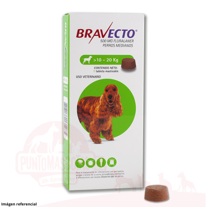 Bravecto 10 a 20 kg 34141 34,990.00