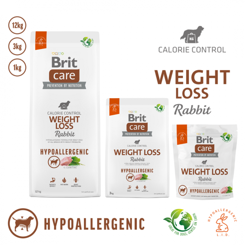 Brit Care Weight Loss Conejo y Arroz 12kg 35378 72,990.00