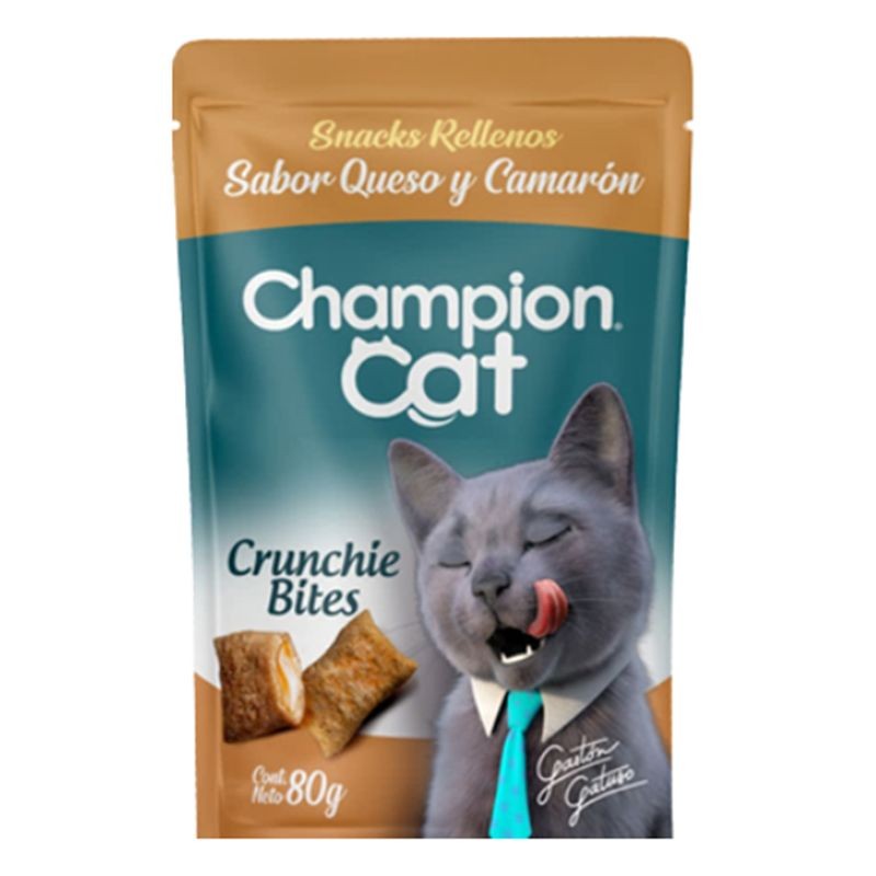 Snack Gato Champion Cat Salmon & Queso 80 g 42832 1,390.00