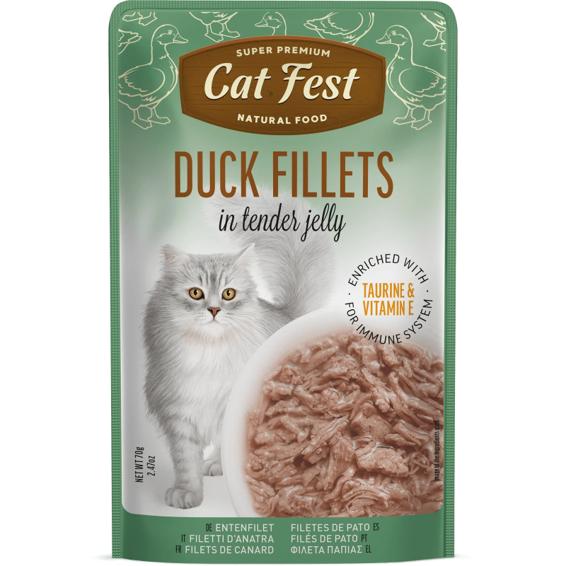 Cat Fest Filete de Pato en gelatina Duck fillets 42979 1,990.00