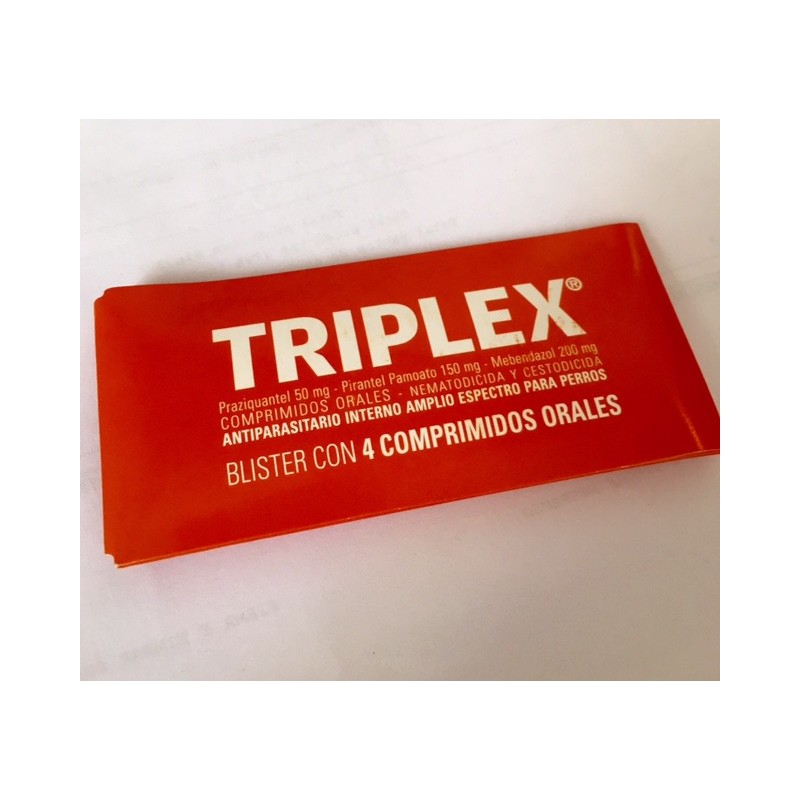 Antiparasitario Triplex 4 Comprimidos 34668 4,990.00